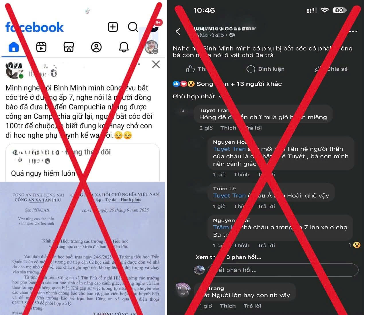 Đăng thông tin bịa đặt về lãnh đạo Nhà nước, một người đàn ông ở Đồng Nai bị xử phạt