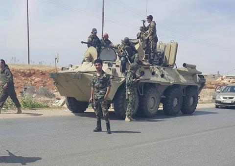 Tình hình Syria: Quân đội chính phủ tái triển khai BTR-82A ở Aleppo