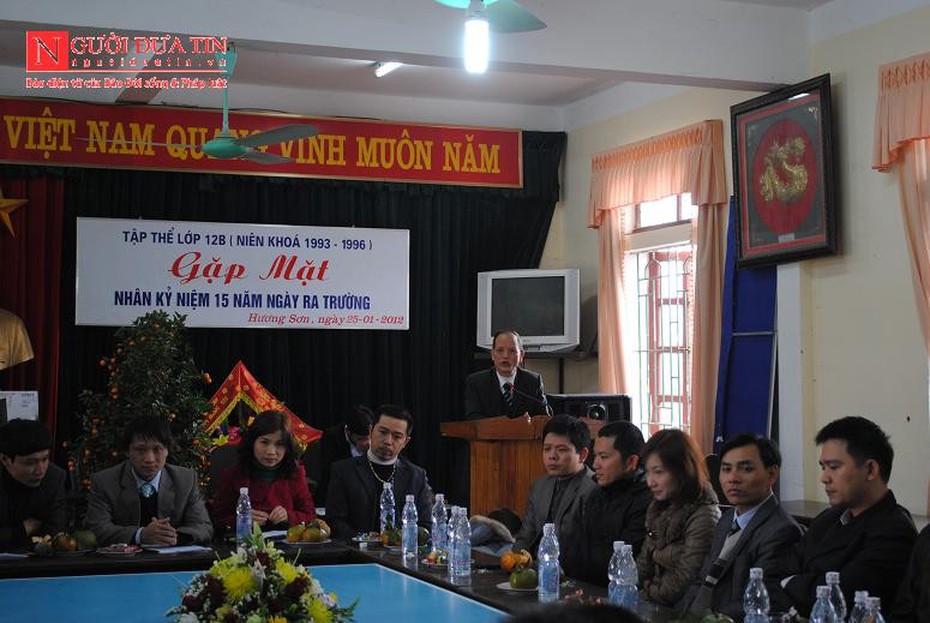 Hội lớp, thầy trò bàn chuyện chọn khối A, khối D