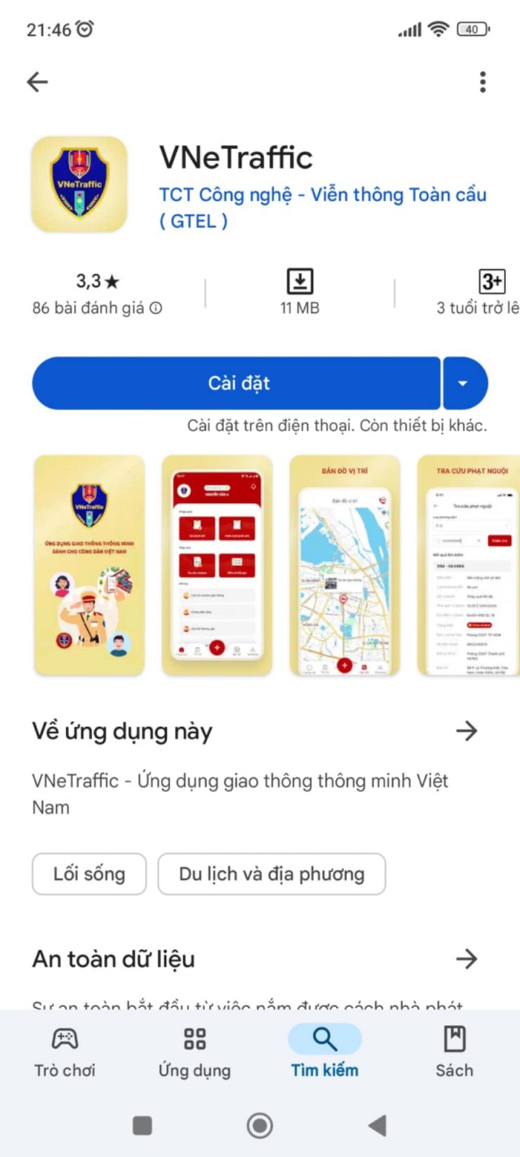 Thông tin phạt nguội, trừ điểm giấy phép lái xe sẽ có trên VNe Traffic từ 2025
