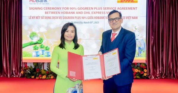 HDBank nâng hạng Go Green Plus 90% cho dịch vụ vận chuyển chứng từ quốc tế, đáp ứng mục tiêu ...