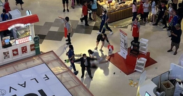 Bị bắt quả tang quay lén dưới váy phụ nữ, tên biến thái nhảy khỏi tầng 4