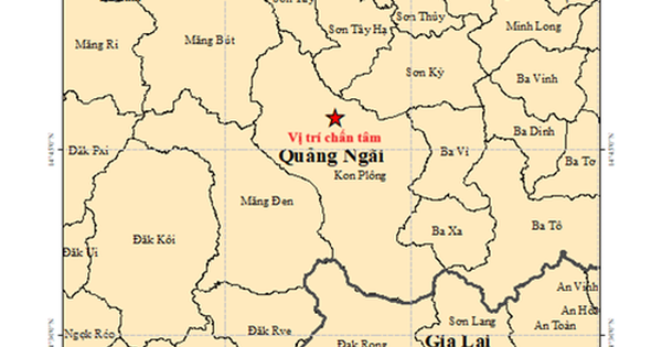 Động đất tiếp tục rung chuyển ở "điểm nóng" Kon Plông, Quảng Ngãi