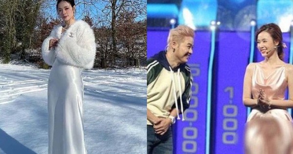 Midu mặc váy lụa mỏng giữa tuyết