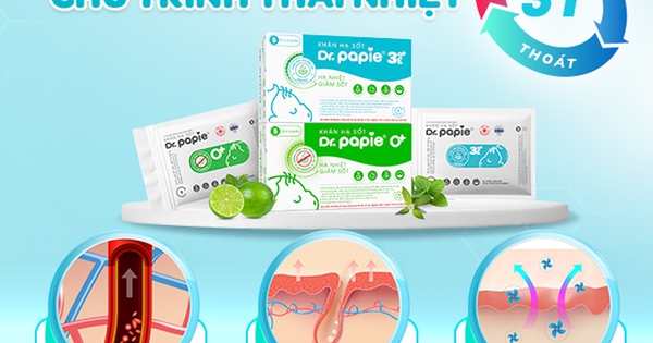 Khám phá “Chu trình thải nhiệt 3T” của Dr.Papie khăn hạ sốt chuẩn nhi ...