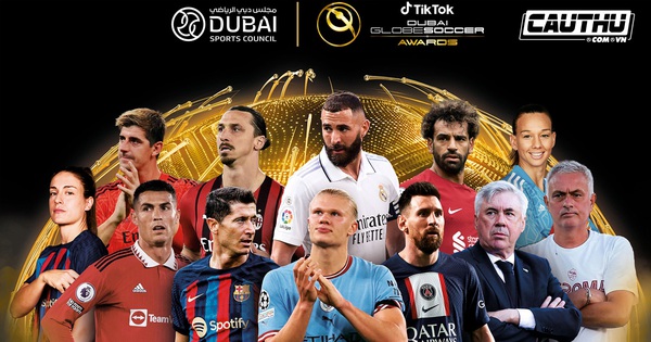 Ronaldo, Messi, Benzema vào đề cử Quả Bóng Vàng Dubai 2022